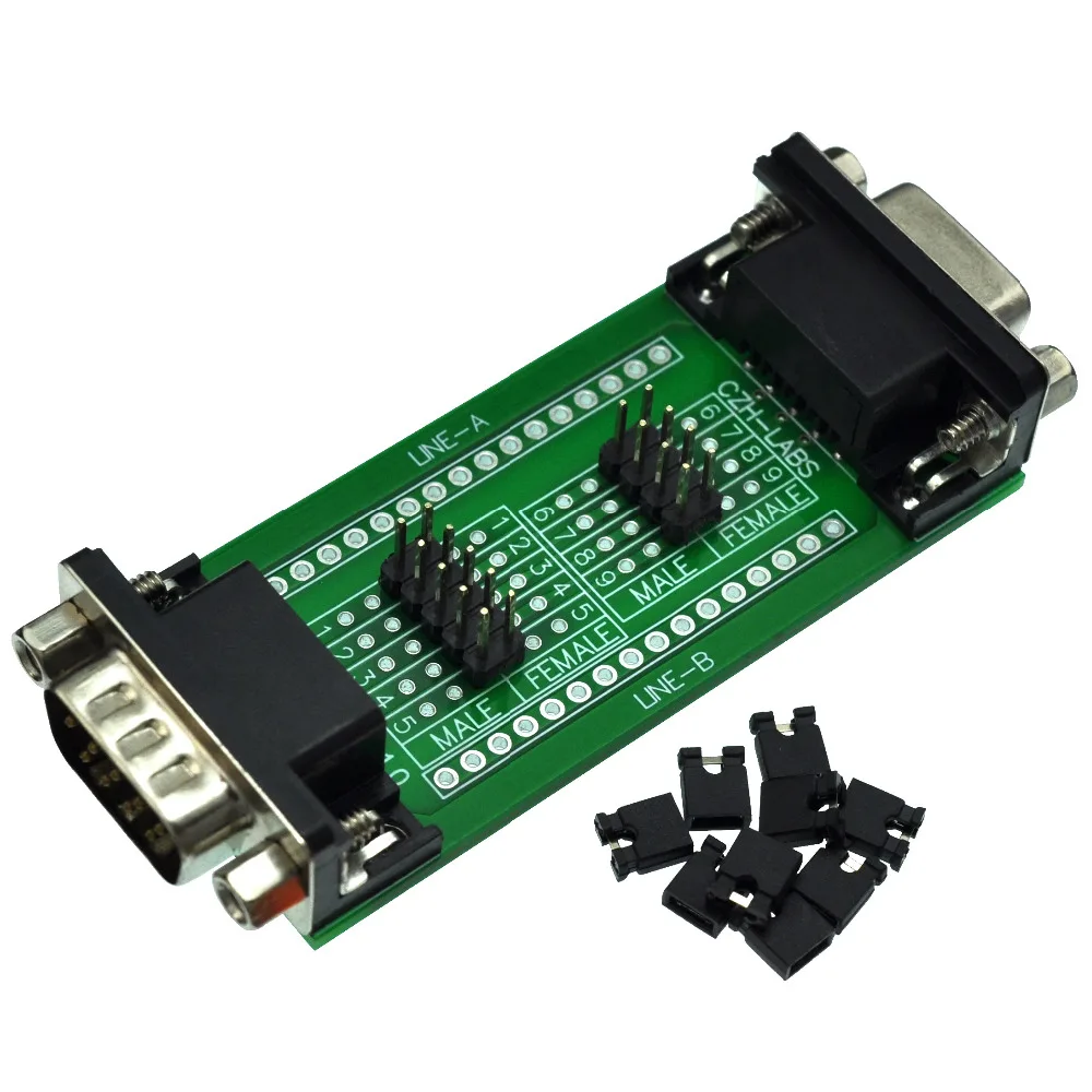 CZH-LABS-D-sub-DB9-Diagnostic-Test-Breakout-Board-DSUB-DB9-Connector ...