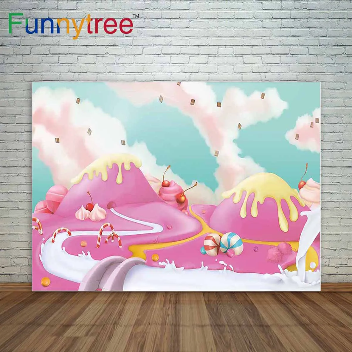 Candy-background-dessert-pink-ice-cream-candy-bar-decoration-party ...
