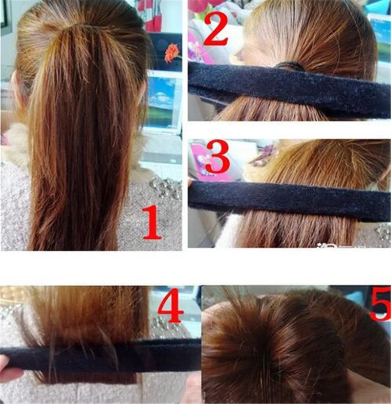 60 шт. Волшебные волосы для укладки многофункциональные волосы пончик ...