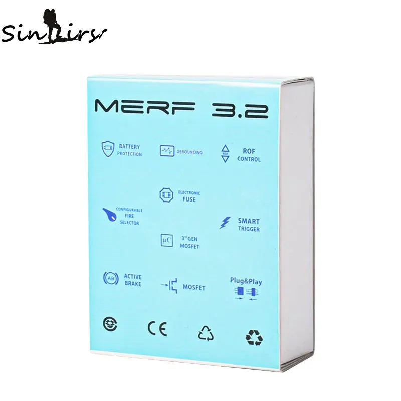 SINAIRSOFT Electronic key MOSFET MERF 3.2 for AEG Guns Battery ...