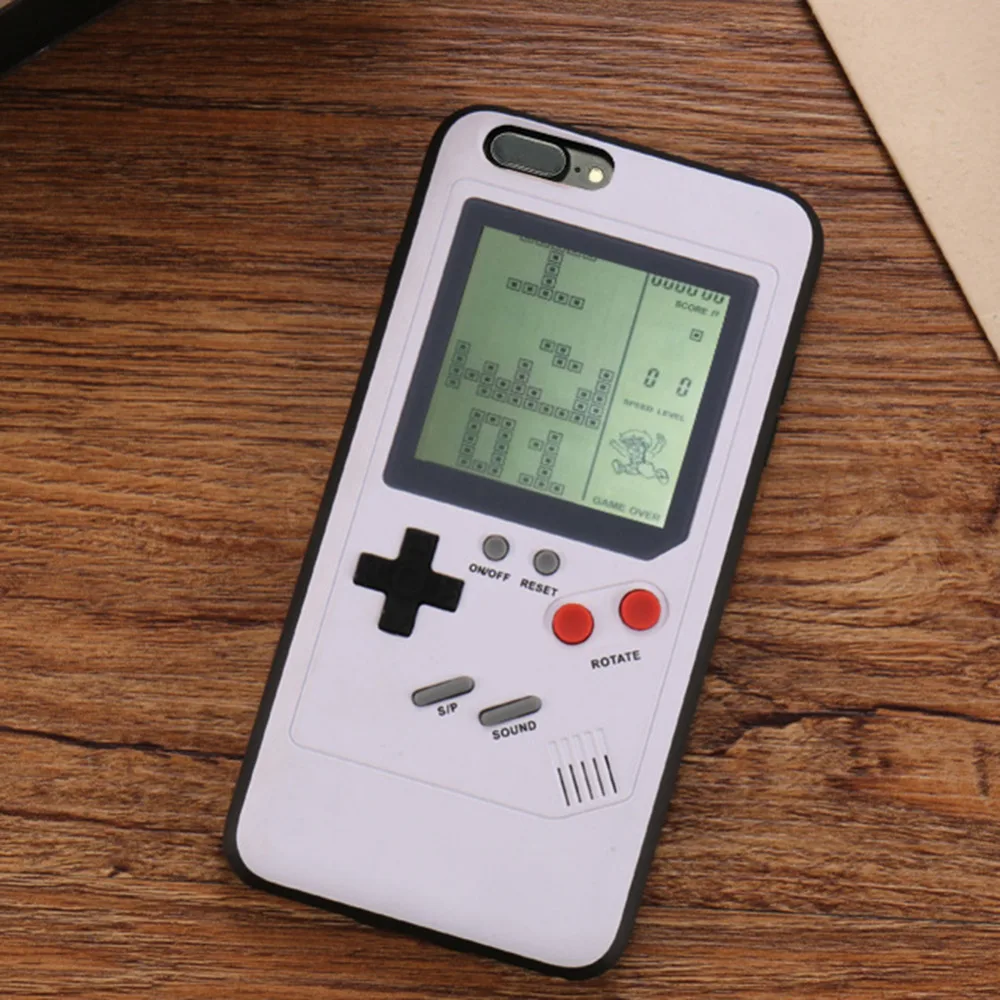 1Pc-Tetris-Electronic-Game-Phone-Case-For-iPhone-6-7-8-X-Play-Game ...