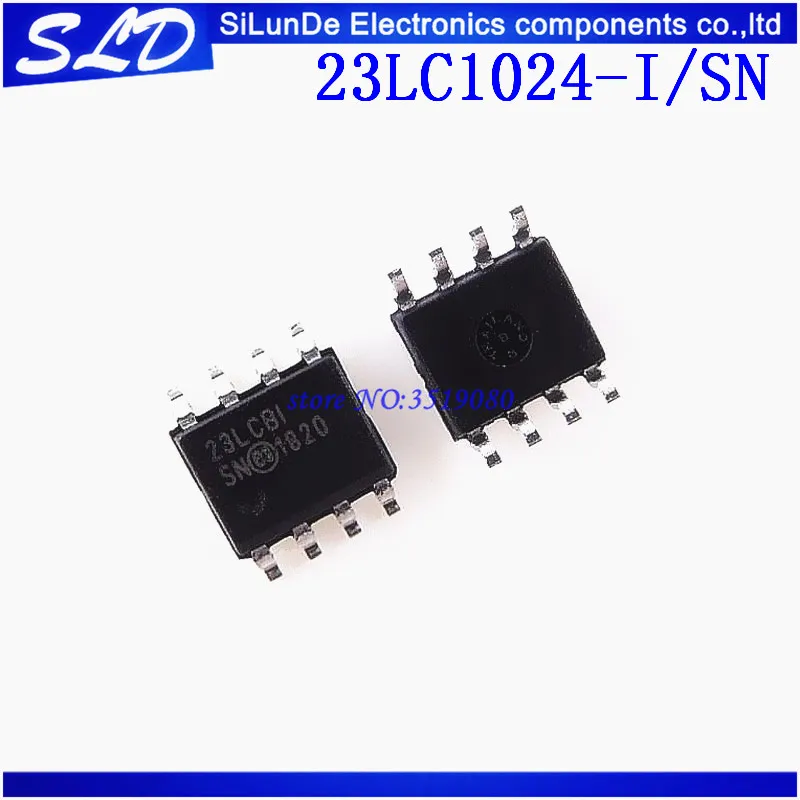 Free Shipping 10pcs/lot 23LC1024 I/SN SOP 8 23LC1024 SOP8 23LCBI SOP ...