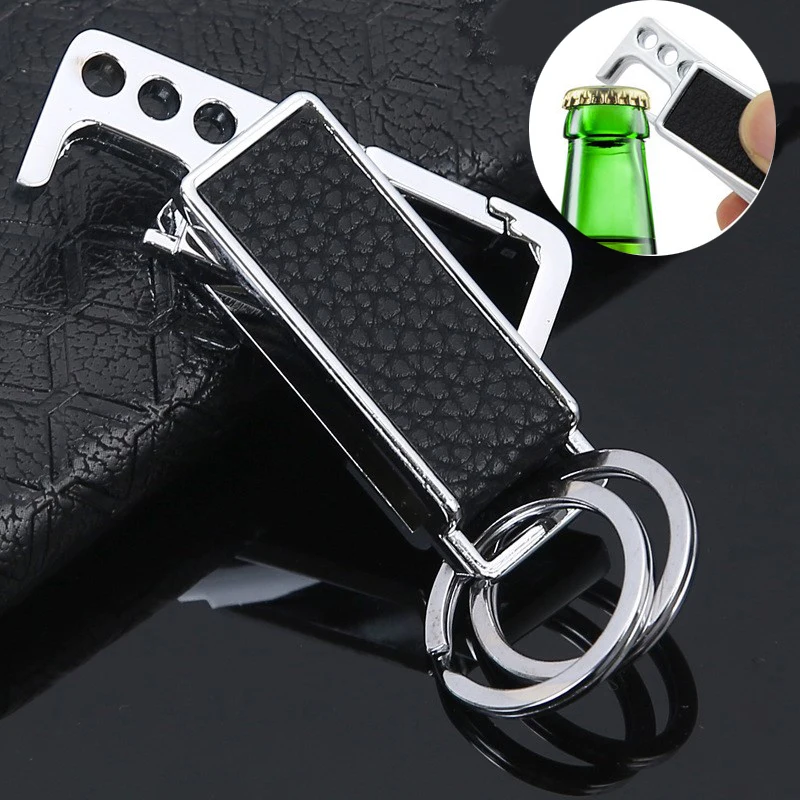 2020 Creative Rotate Dual use Stainless Steel Keychains For Men ...