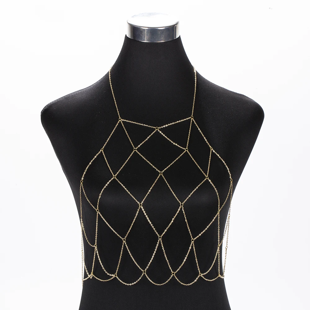MEILIYISHI-Sexy-Women-Body-Chain-Bra-Bikini-Chain-Women-Statement-Metal ...