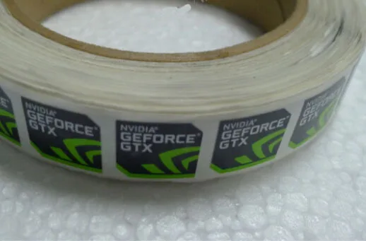 10 unids " NVIDIA GeForce Gtx " etiqueta pegatinas Logo|sticker logo ...