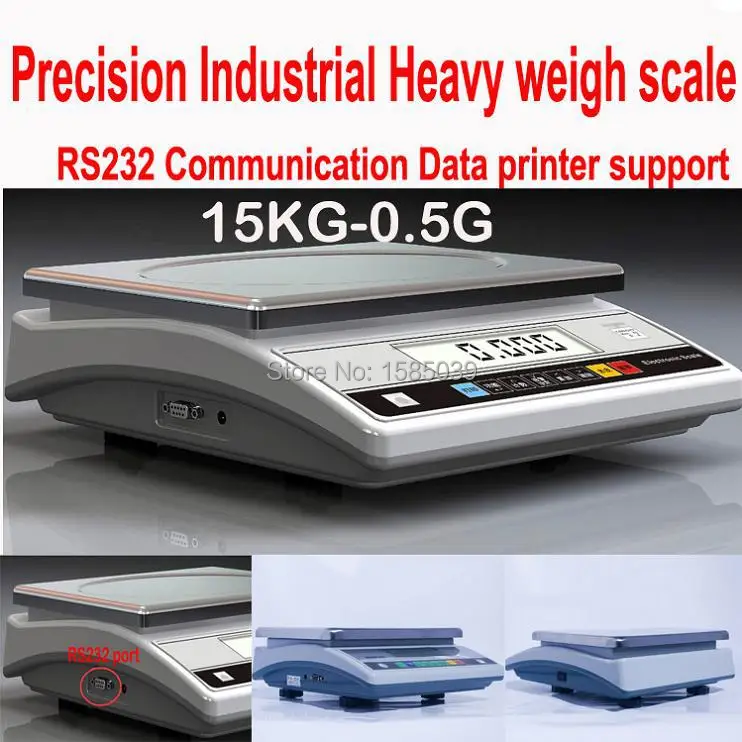 Precision-electronic-counting-scale-419WA-15KG-x-0-5g-RS232-Print ...