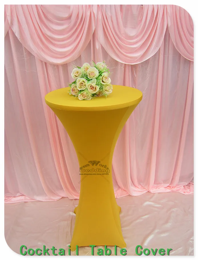 31 Colors Lycra/Spandex Cocktail Table Cover/Tablecloth for Wedding ...