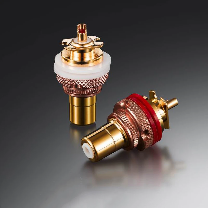 Eizz Rca Socket Connector Female Tellurium Copper Polishing With No ...