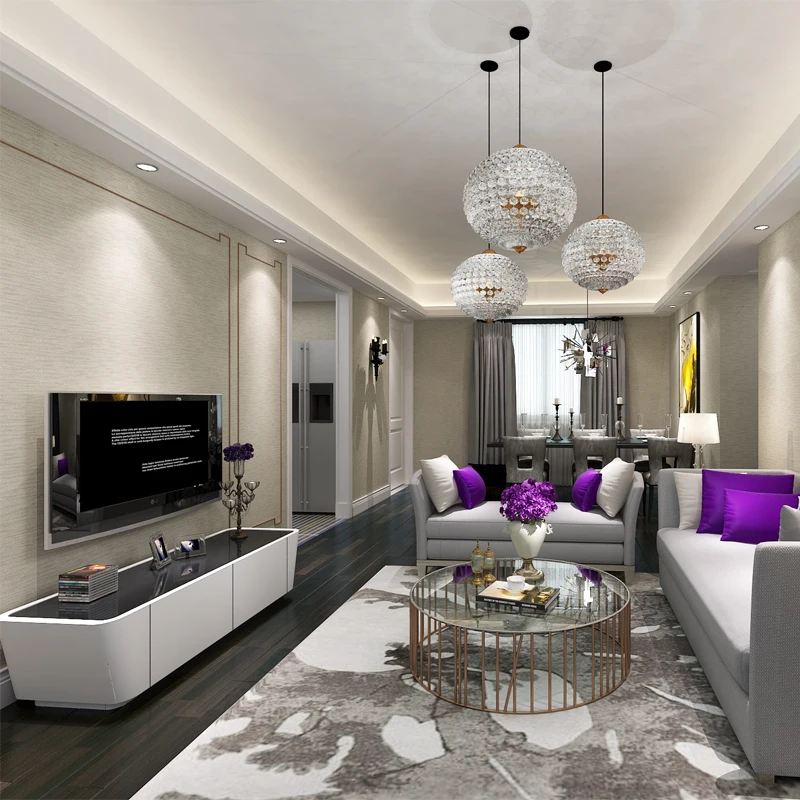 Hanmero Home Interior Simple Pure Color Design Wallpaper 2017 New PVC ...