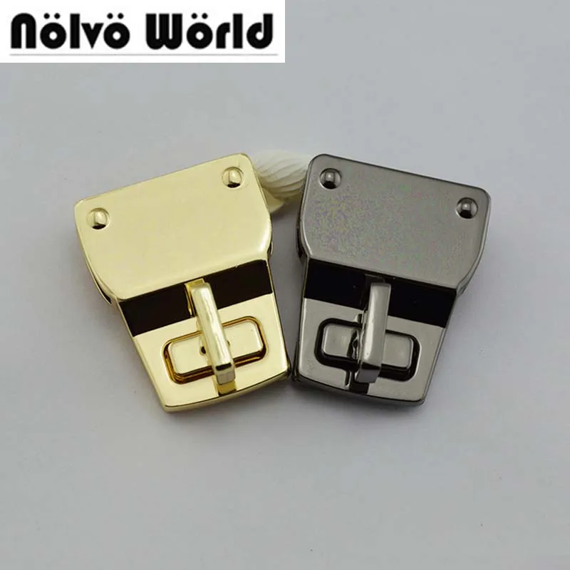 10pcs Light Gold Gunmetal briefcase turn lock accessories new product ...