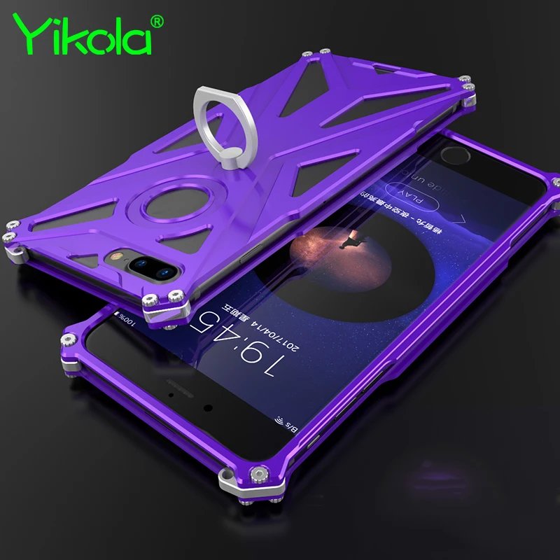 Aluminum Metal Phone Case For iPhone 7 8 6 6S X 10 Delicate Matte ...