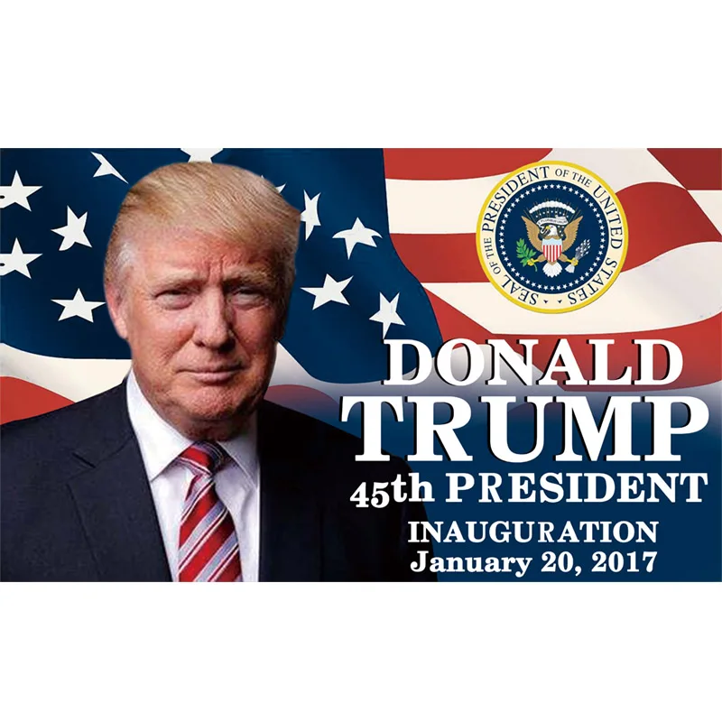 Donald Trump Flag 3x5ft 4x6ft 100D Polyester Flags And Banners-in Flags ...