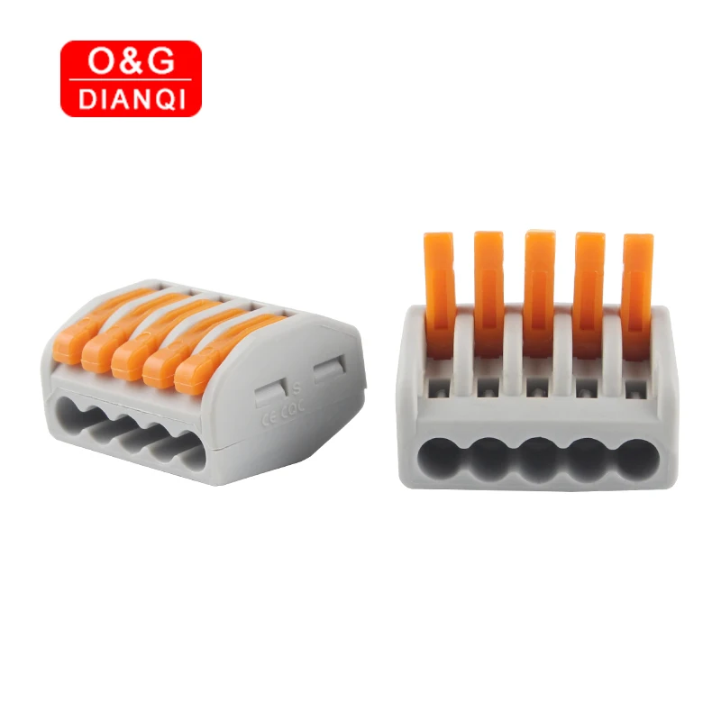 10pcs 5position mini quick wire Connectors Universal Compact Wiring ...