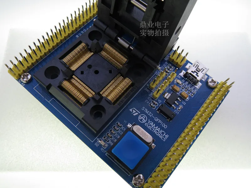 기존 ST IC 테스트 시트 STM32 STM32L 레코딩 프로그램 LQFP100 소켓 어댑터|퍼포먼스 칩| - AliExpress