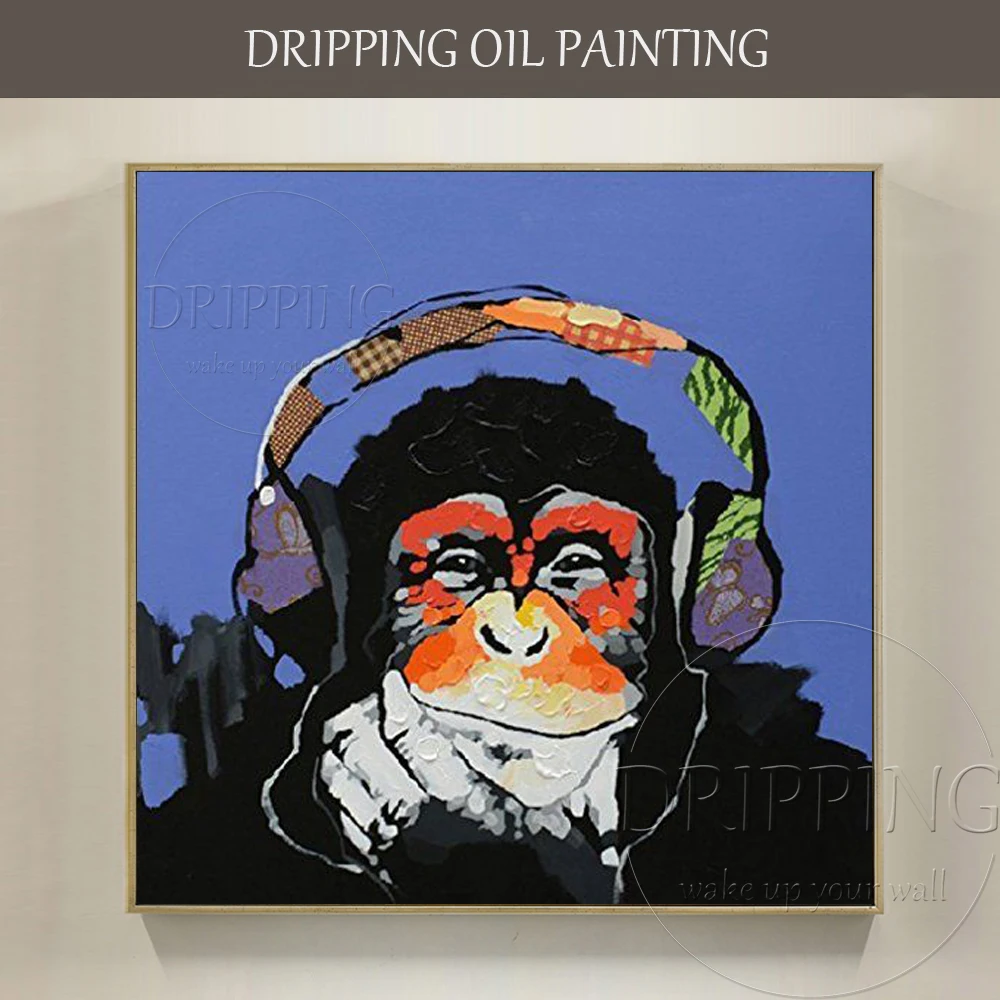 Monkey Wall Painting