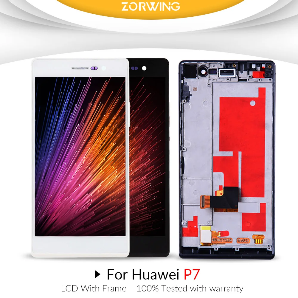 Top Quality 5.0" 1920x1080 Screen For HUAWEI P7 LCD Touch Screen for ...