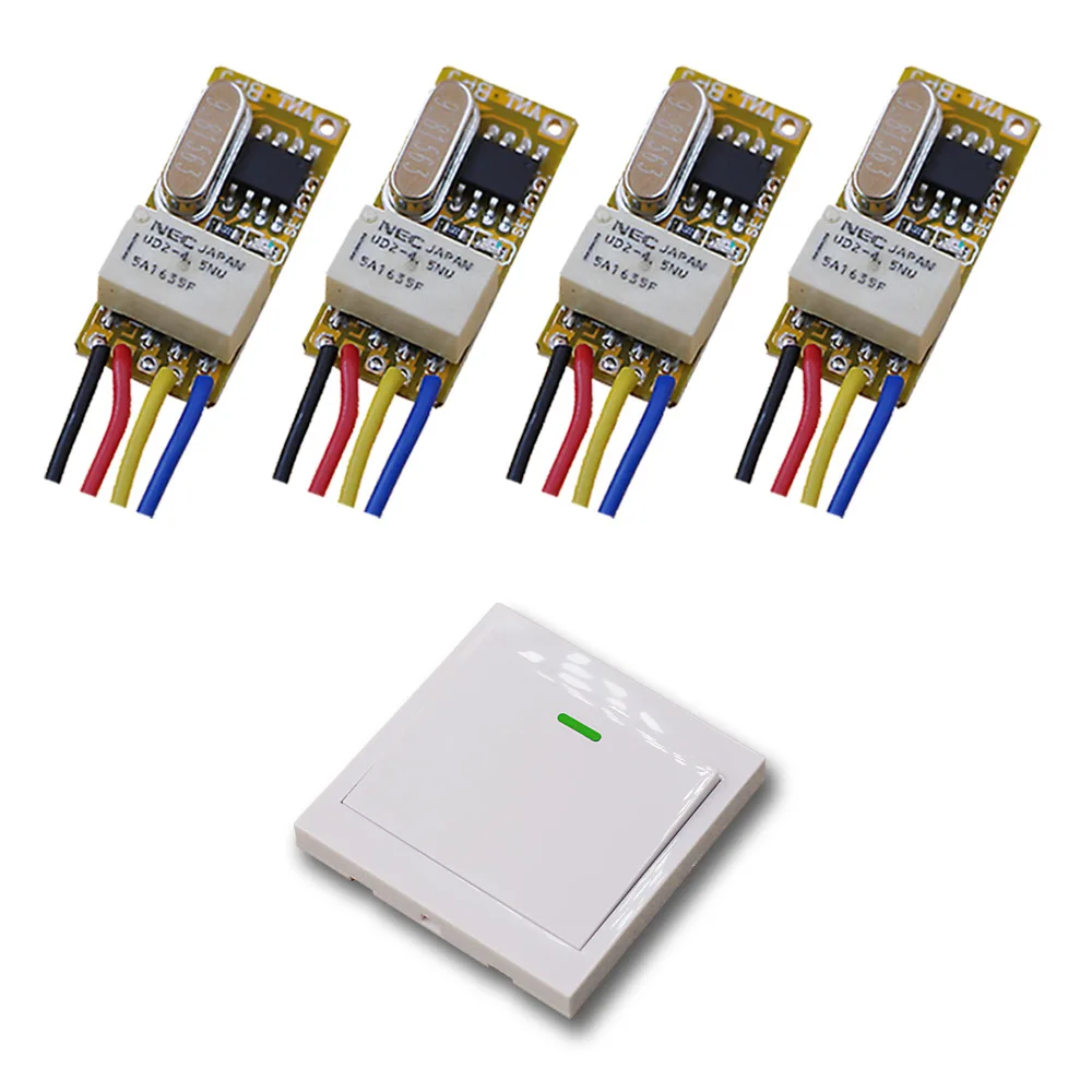 DC 3.7V 4.5V 5V 6V 7.4V 9V 12V Mini Relay Switch Contact NO COM NC ...