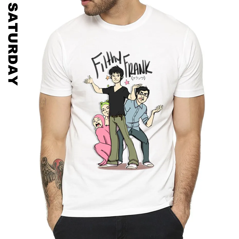 Men and Women Print Filthy Frank Funny T Shirt ,Graphic Premium Unisex ...