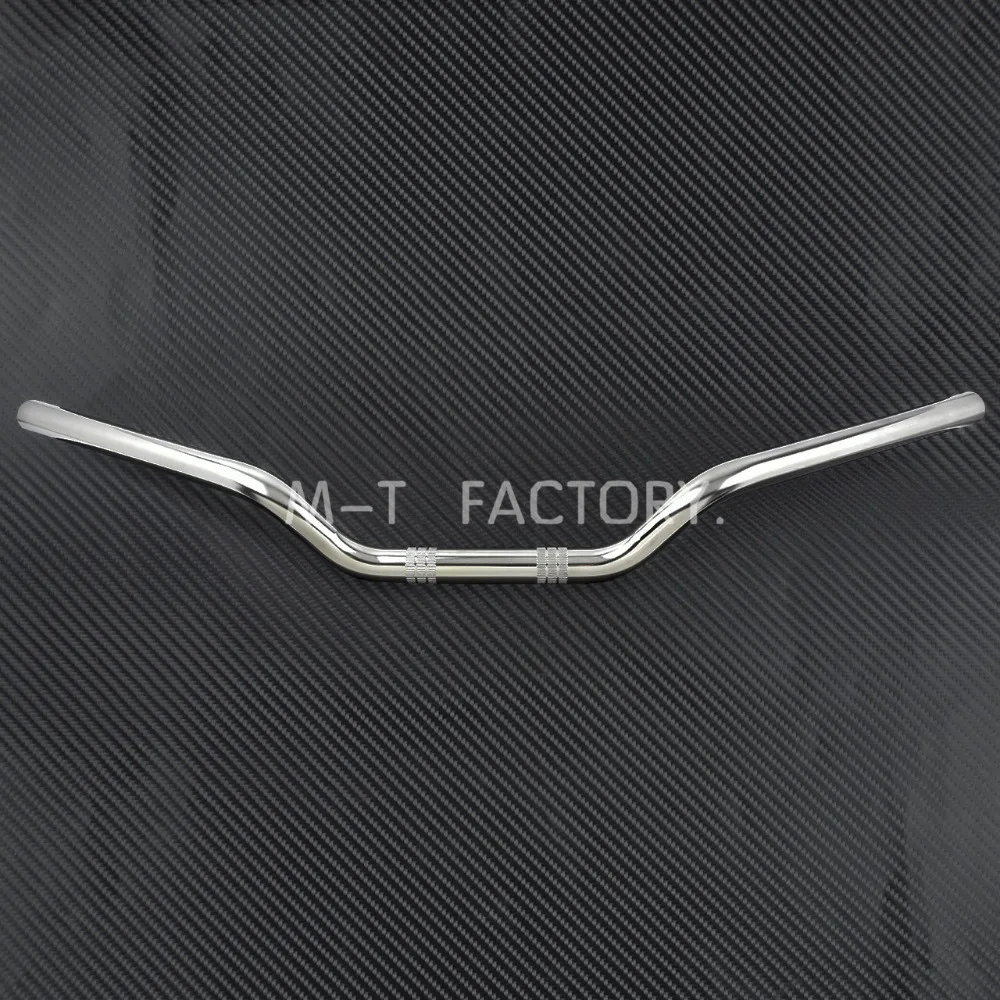 Universal 7/8" 22mm Motorcycle Tracker Handlebars Drag Straight Bar ...