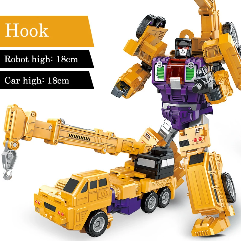 6 In 1 Deformation Robot Devastator Classic Toys Transformation Action ...