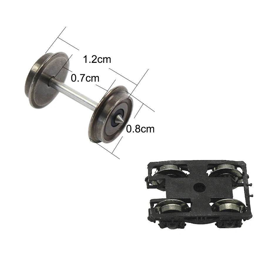 1/160 Scale Train Model Wheels With brake detail for railway model ...