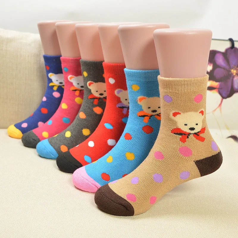 1 Pair=2PCS/lot Children Short Socks Kids Girl Boy Cotton baby warm New ...