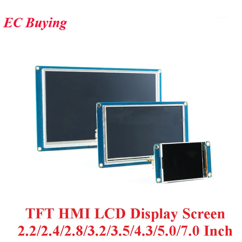 2.2/2.4/2.8/3.2/3.5/4.3/5.0/7.0 Inch Tft Hmi Lcd Display Module Screen ...