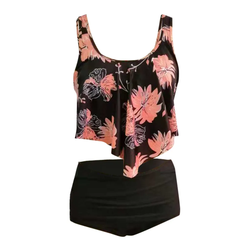 New Summer Fashion Women Sexy Two Piece Plus Size Sexy Backless High