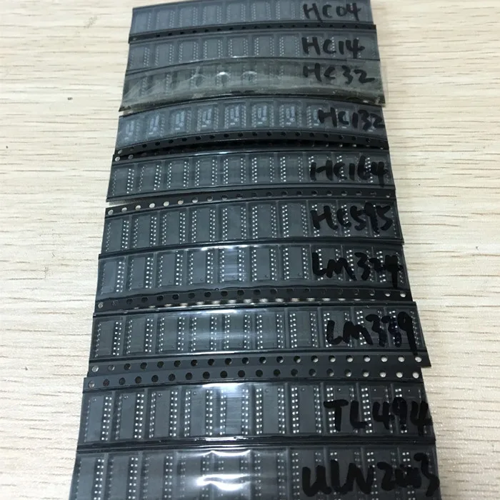(14 05)In common use SMD IC 74HC04D 74HC14D 74HC595D 74HC164 LM324 ...