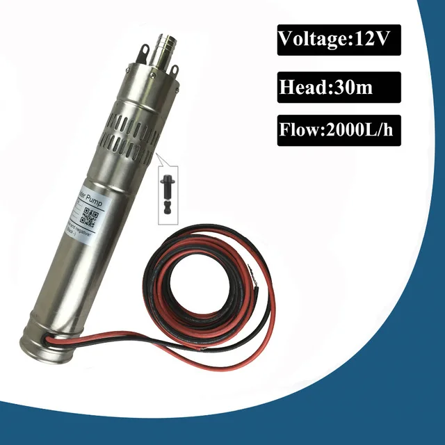 High-Lift-DC12V-2000L-H-30M-Head-Solar-Powered-Submersible-Well-Pump ...