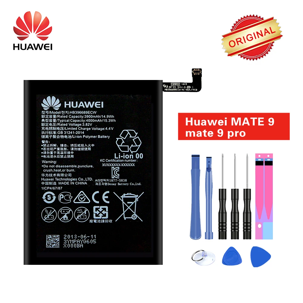 Hua Wei Original Batterie HB396689ECW Für Huawei Mate 9 Mate9 Pro MHA ...