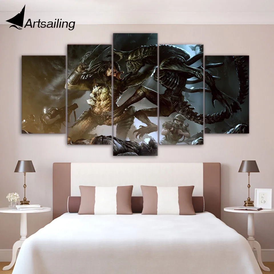 Art & Collectibles Digital Prints Art Print Alien vs Predator Poster ...