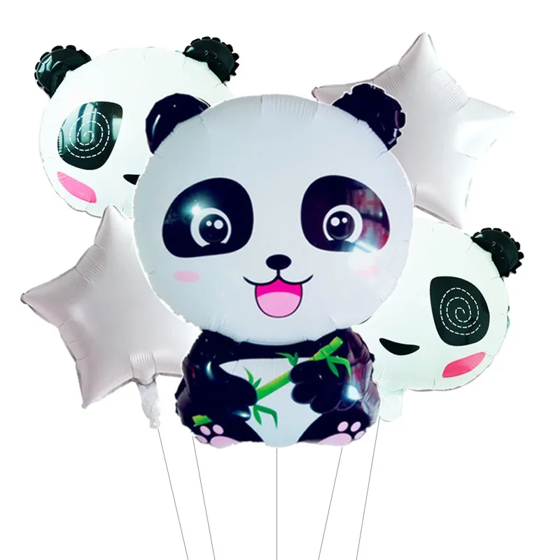 5pcs/lot China Panda Foil Balloons Children's Inflatable Toys Birthday ...