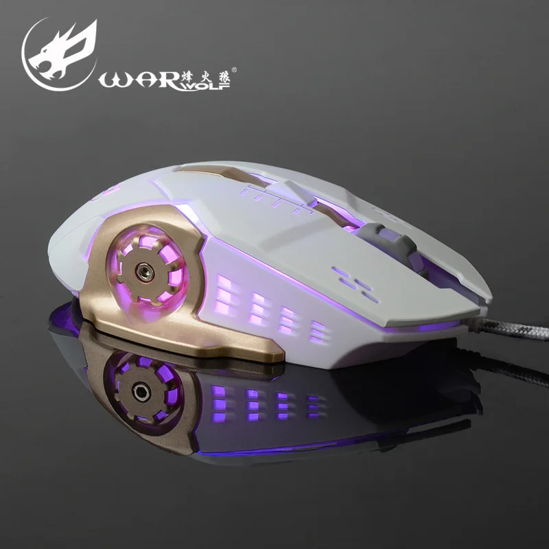 WARWOLF-computer-gaming-macro-mouse-wired-usb-optical-led-3200DPI ...