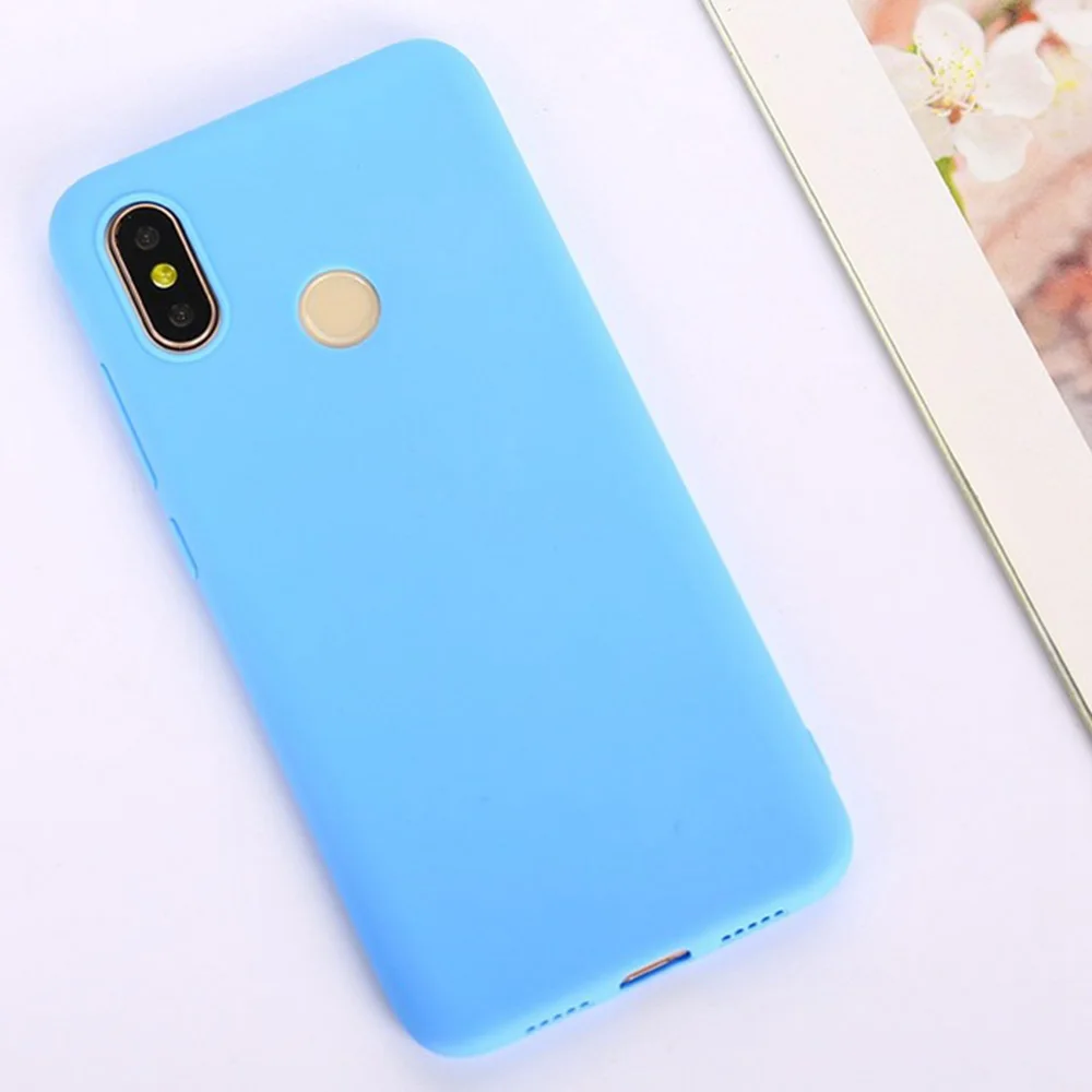 Силиконовый чехол ярких цветов для Xiao mi Red mi Note 5 7 Pro 6 mi 8 ...