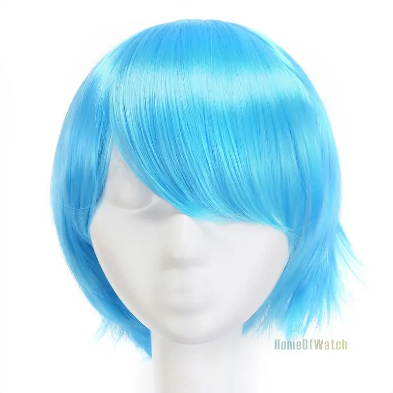 30cm Light Blue Short Straight Wigs Cosplay Wigs (NWG0CP60353 QBB)|wig ...