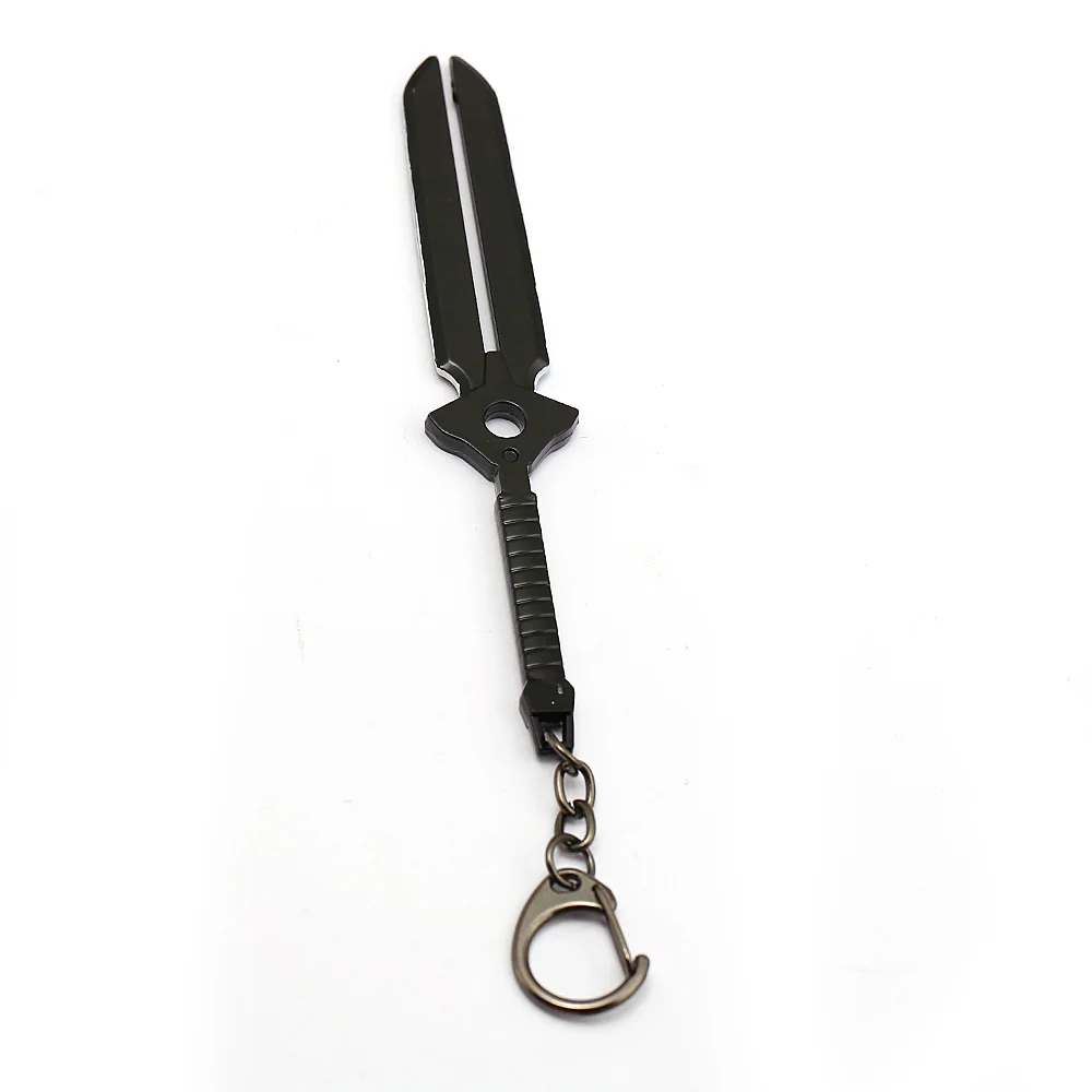 Cartoon Jewelry Keychain Black Sword Darker Than Black Holder Metal ...