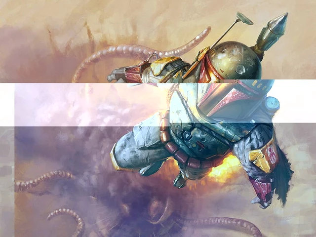 Boba Fett Jetpack Flying