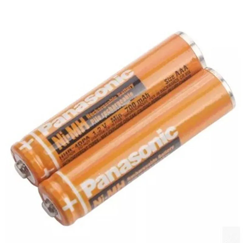 2PCS Original Panasonic AAA 1 2V 630mAh Rechargeable NiHM Battery 2PCS Original Panasonic AAA 1 2V 630mAh Rechargeable NiHM Battery