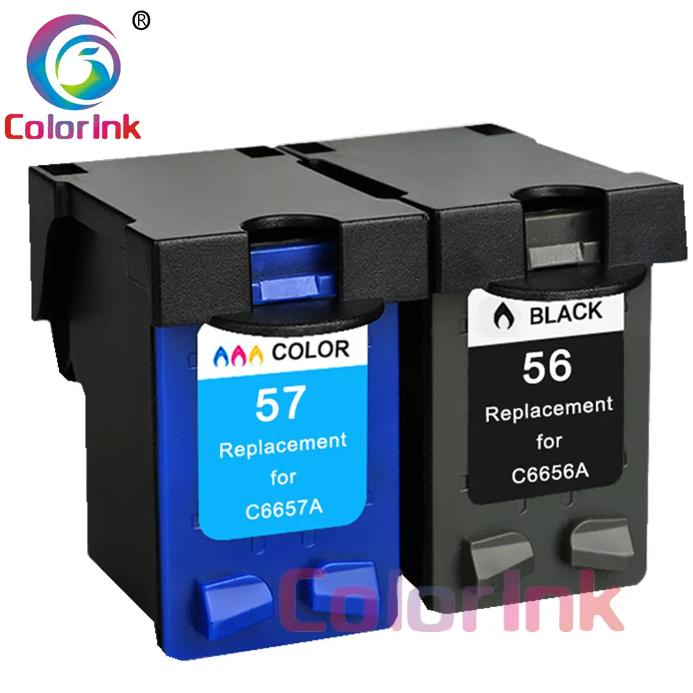ColoInk 56XL 57XL ink replacement for hp 56 XL 57 XL cartridge for ...