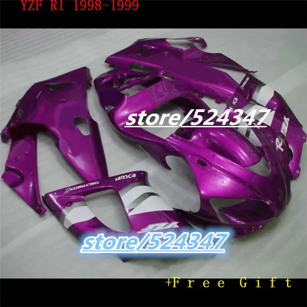 Motorcycle Parts For 98 99 Yzf-r1 Fairing Kit Yzf R1 1998 1999 White ...
