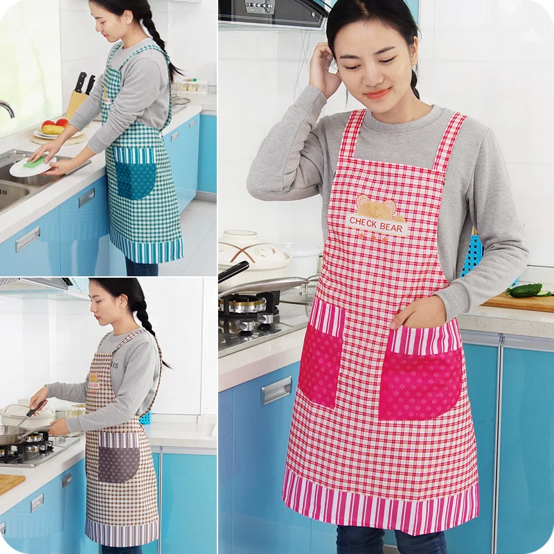 1pc Bib Apron with 2 Pockets Chef Waiter Kitchen Cook Tool Catering ...
