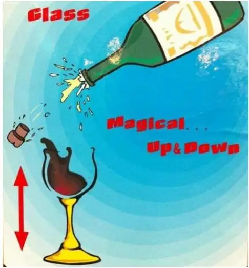 Floating Airborne Wine And Glass Electric Version /Magic Tricks ...