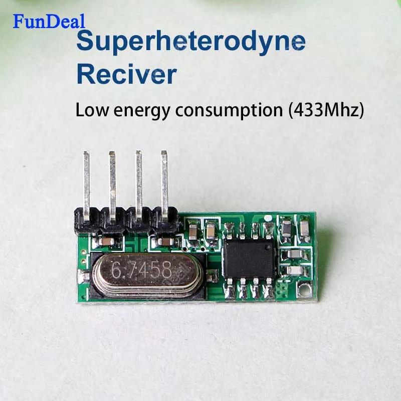 Módulo receptor sem fio rf universal 433 mhz, kit uhf ask para arduino ...