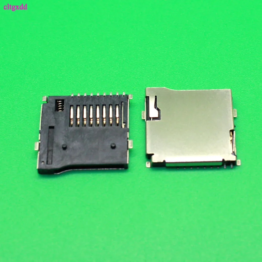 50pcs-LOT-9pin-Micro-SD-card-slot-connectors-size-14-15mm-TF-card-deck ...