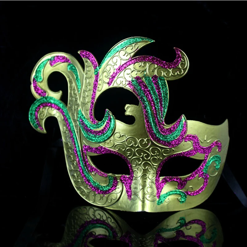 The new poetry show dance mask pretty Italian style half face mask ...