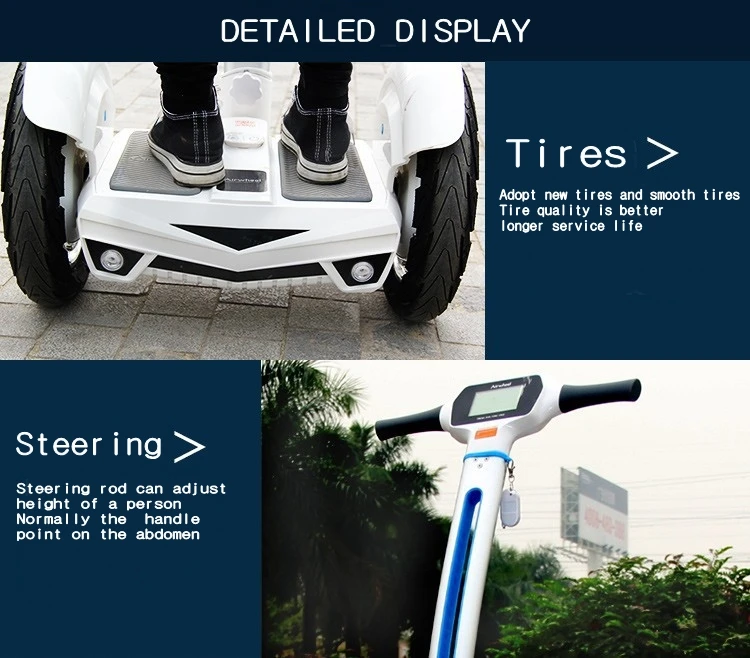 15 Inch High Tech Materials two-Wheel Self balancing scooter ...