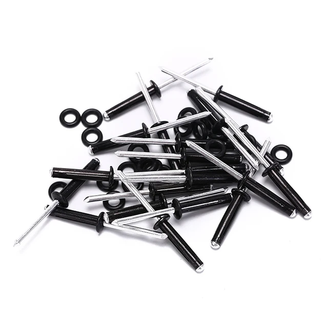 20PCS/Set Tri Grip Rivet For Water Sports Black Aluminum 5.7cm Rivets ...
