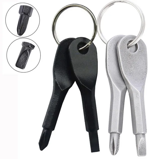 Key Ring keyring Pocket Portable Phillips Repair Tool Hike Multi Mini ...