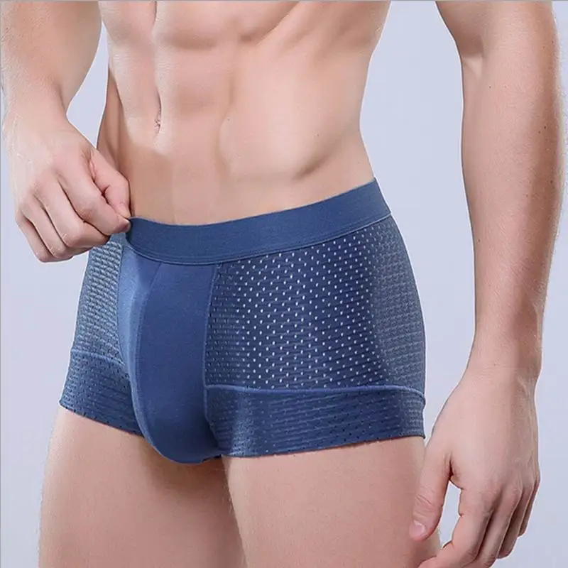Chenke365 Brand Mesh Silk Mens Boxer Four Corner Underwear Wholesale